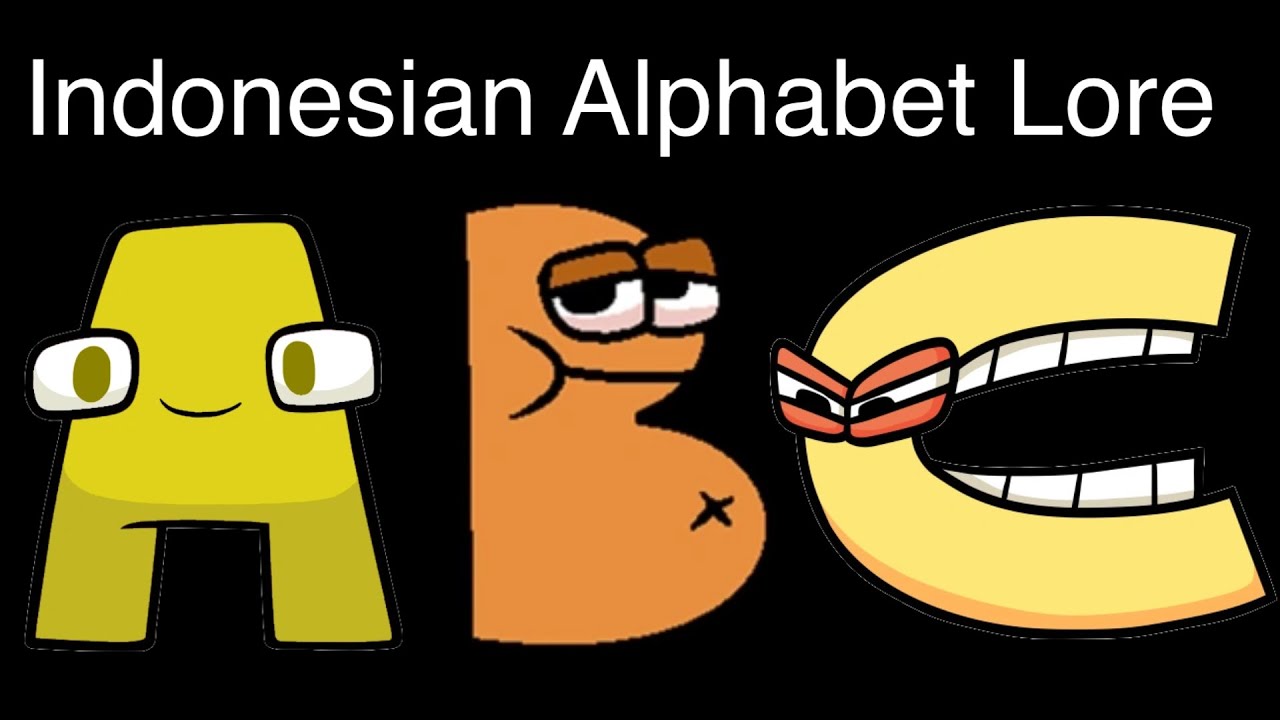 Indonesian Alphabet lore pt 1 (A - I) - YouTube