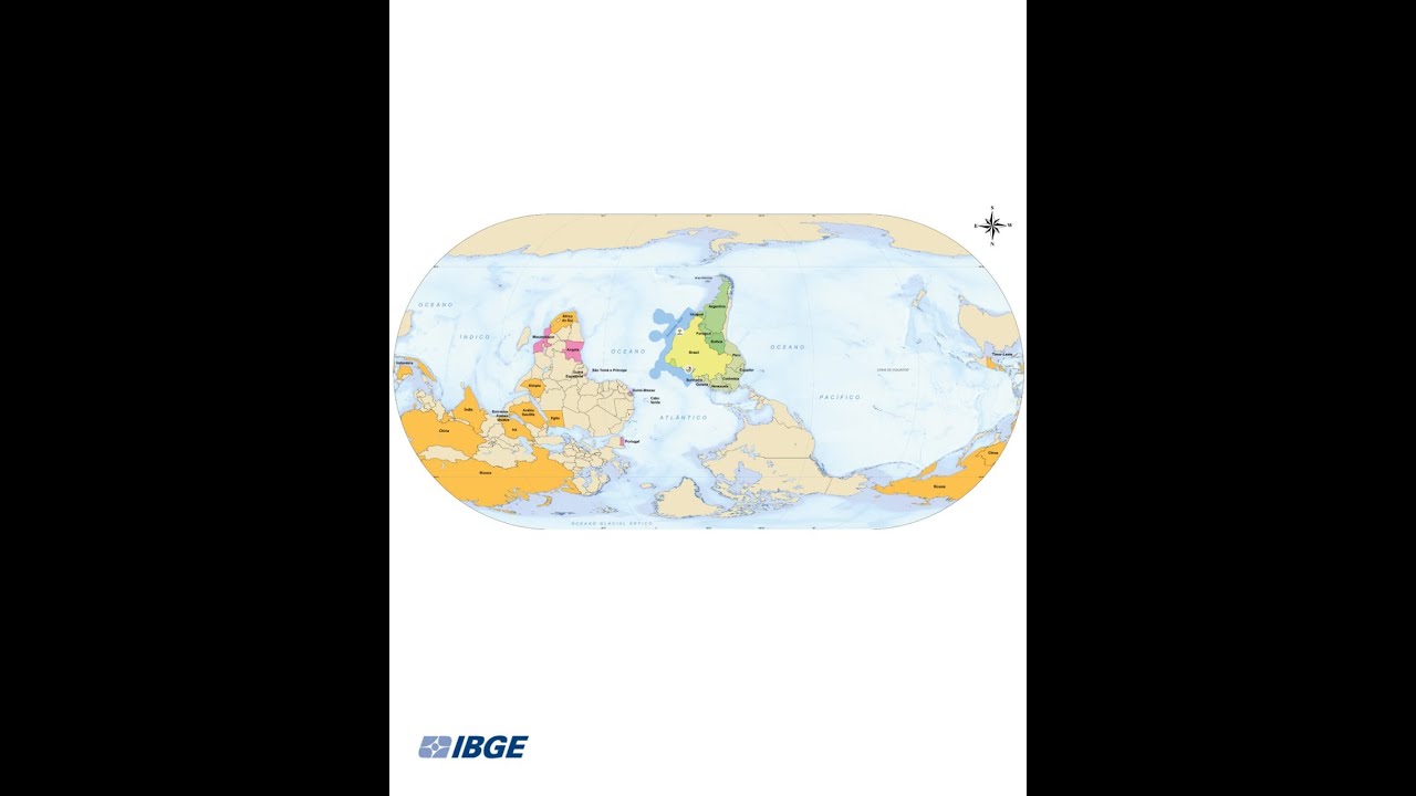 IBGE - Novo Mapa Mundi. #efsnews1 - YouTube