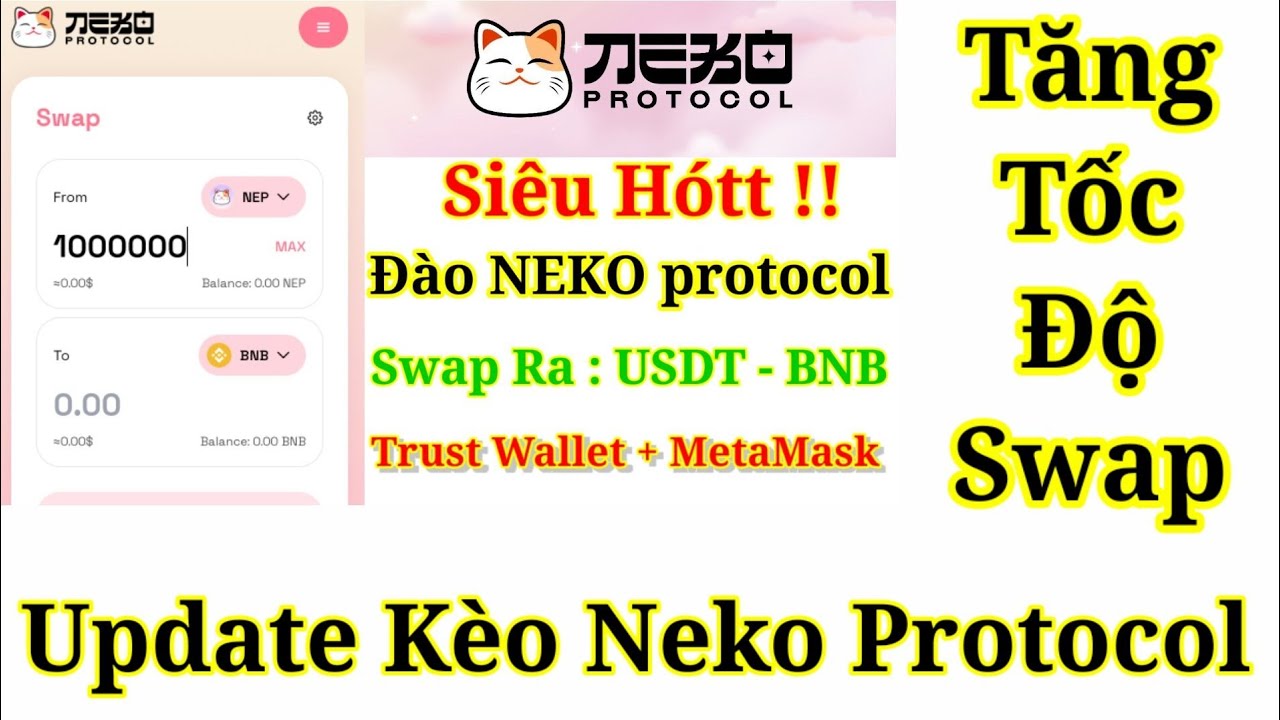 Update Kèo đào Neko Protocol NEP Token - YouTube