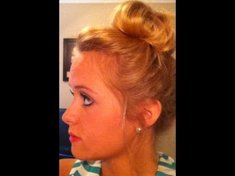 High Fashion Messy Top Bun