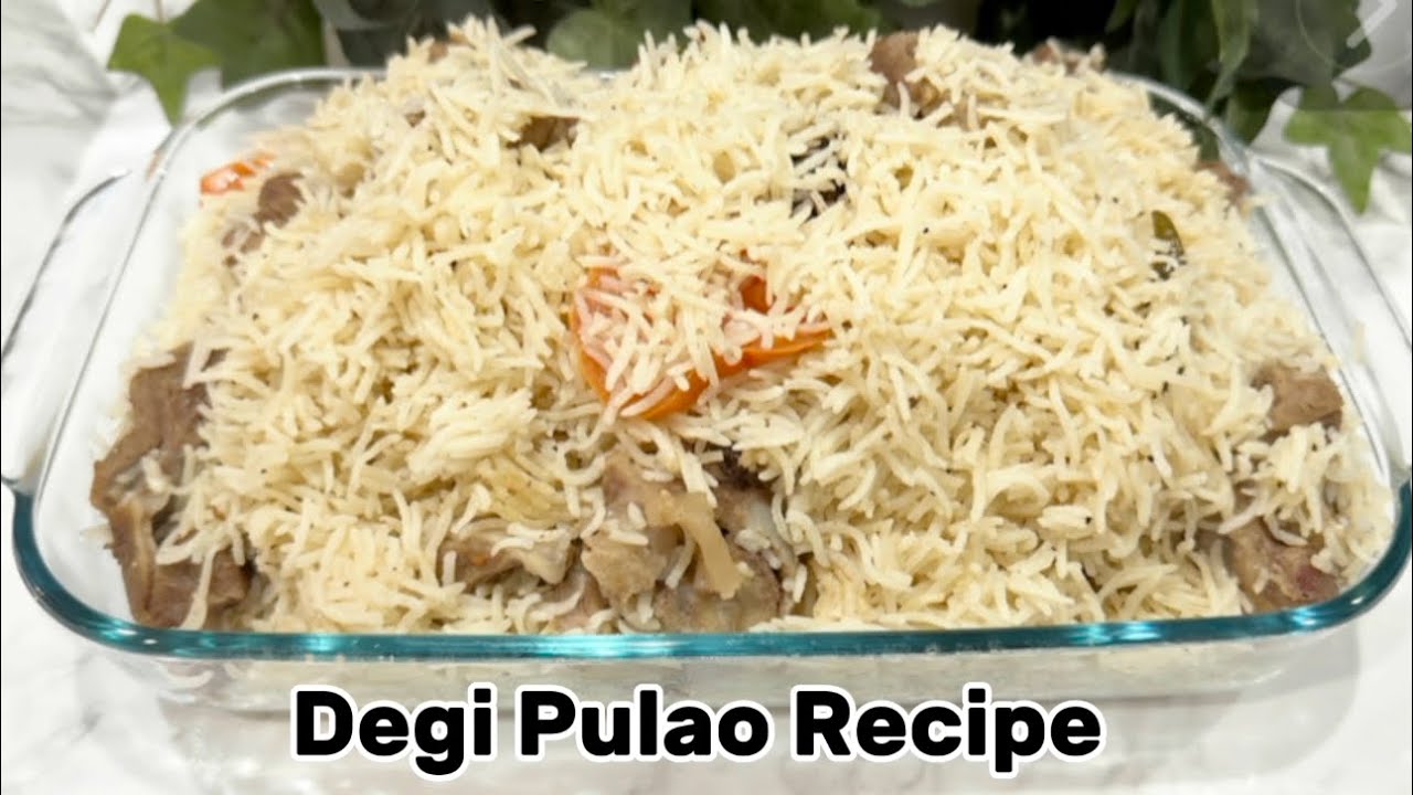 Degi Pulao Recipe | Mutton Pulao Recipe | Yakhni Pulao Recipe Mutton ...