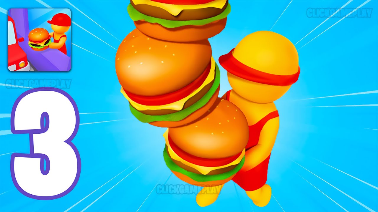 Burger Please! Gameplay Walkthrough Part 3 - Tutorial Manage Burger ...