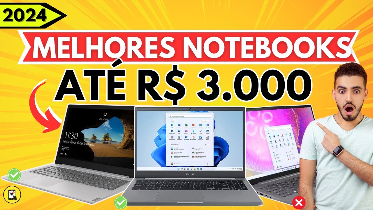 LISTAMOS 5 NOTEBOOKS DE ATÉ R$ 3000 Ideais para Estudo e Trabalho ...