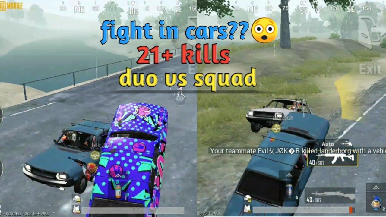2 car fights this happened! | Intense gameplay | 21+ kills duo v squad ...
