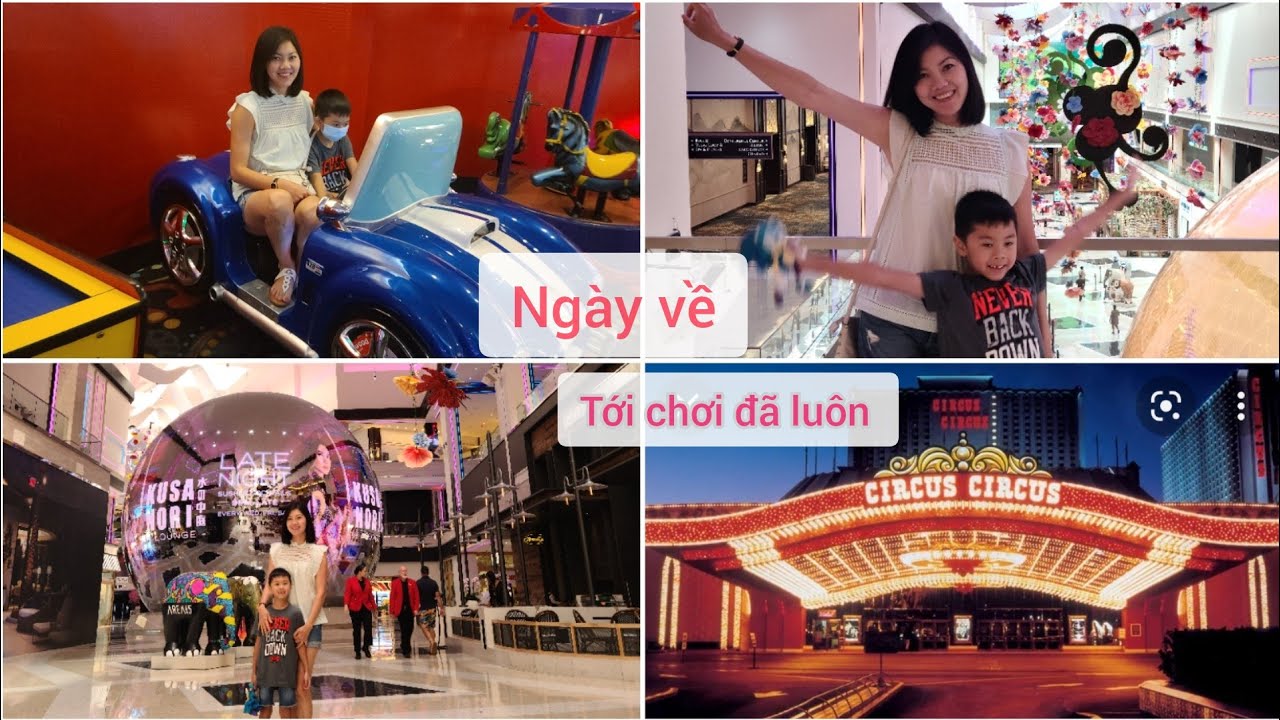 Khu con nít vui chơi ở Las Vegas | Tạm biệt Vegas ngày về - YouTube