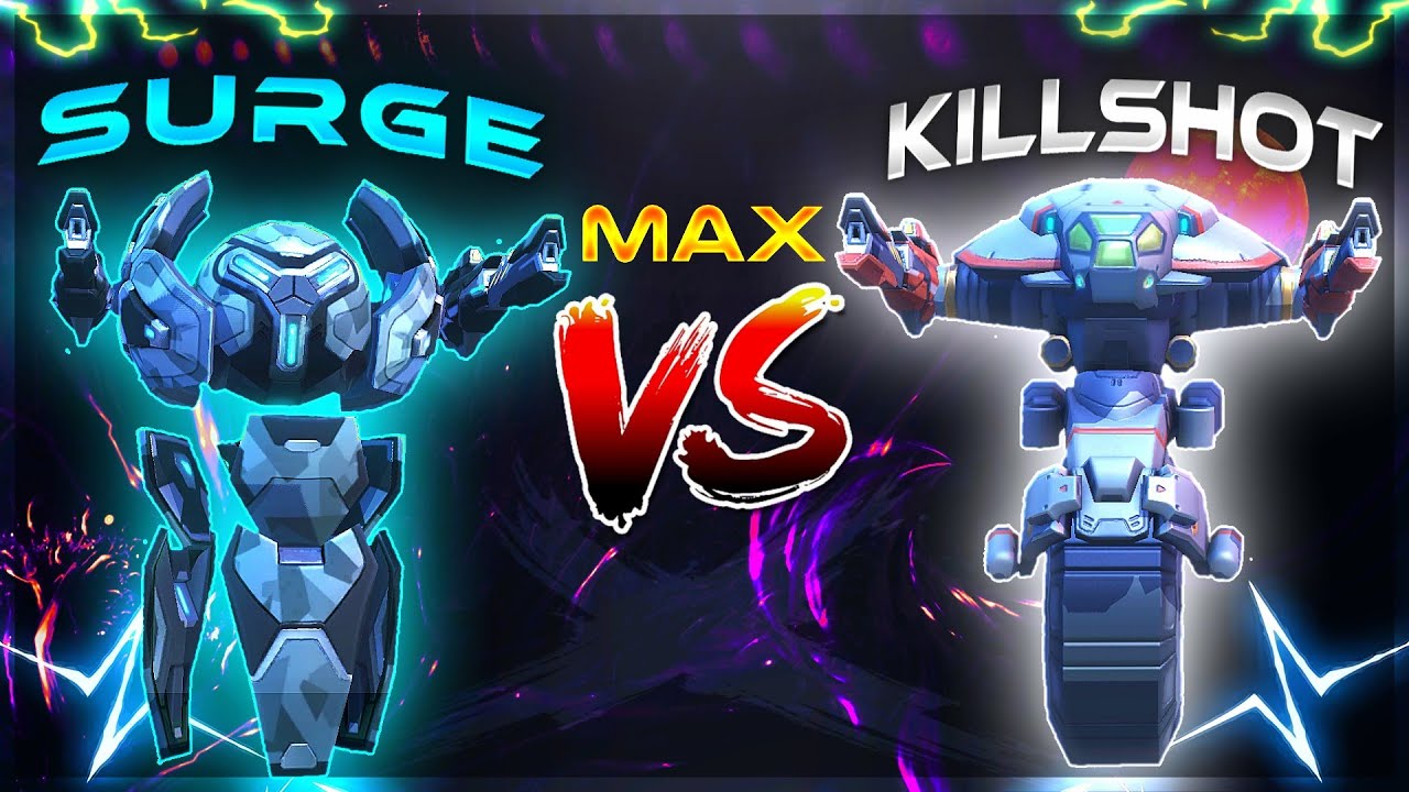 MAX SURGE VS MAX KILLSHOT!! 😳🔥 || WHO WILL WIN? 🤔 || MECH ARENA || HRG ...