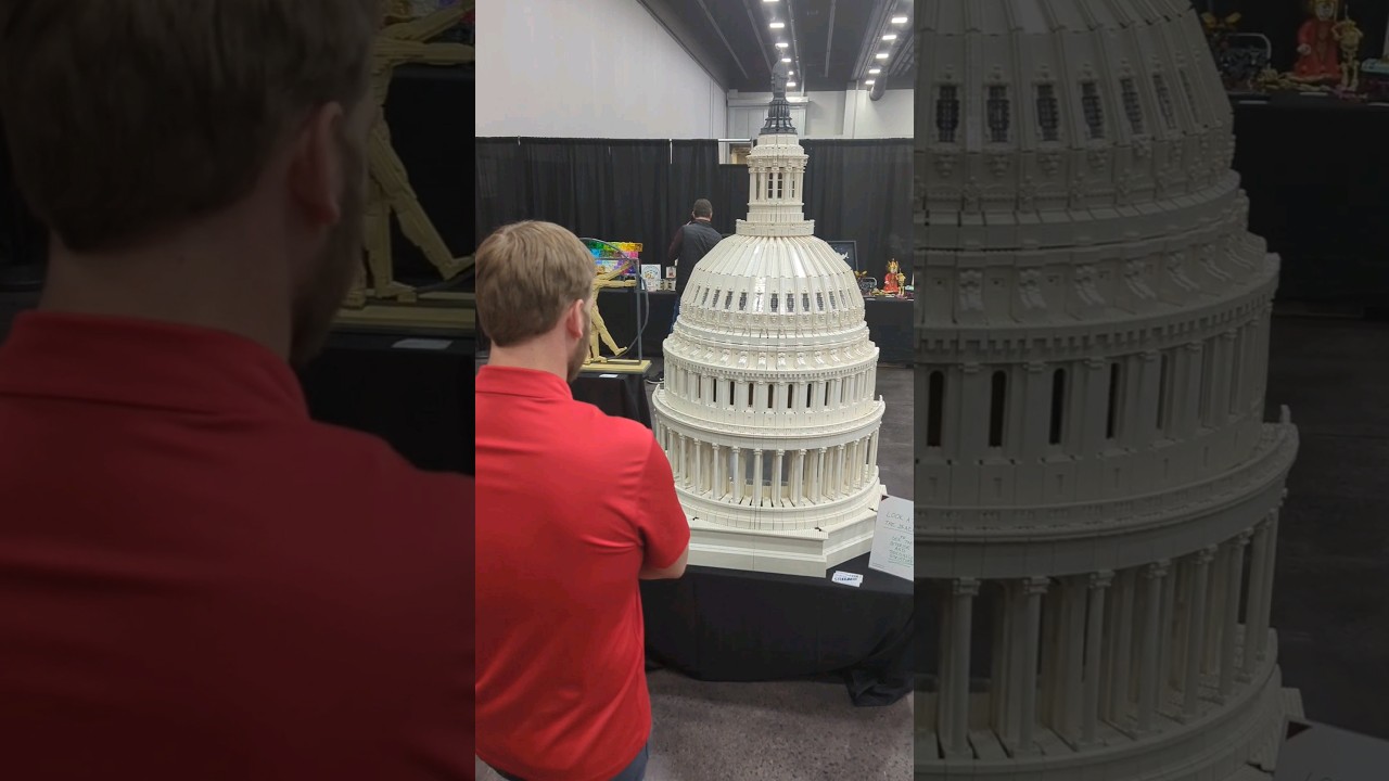 Huge LEGO US Capitol Dome with 40,000 Pieces by Mark Lorah | Brick ...