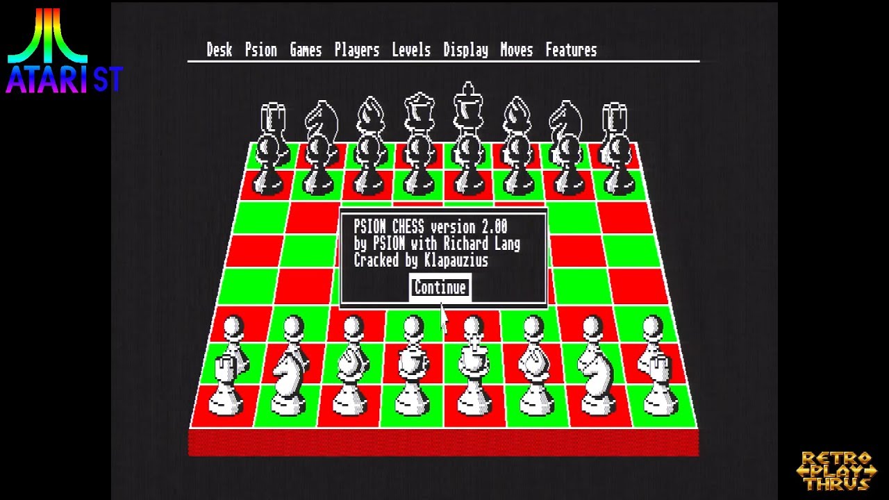 Psion Chess - Atari ST [046] PlayThru - YouTube