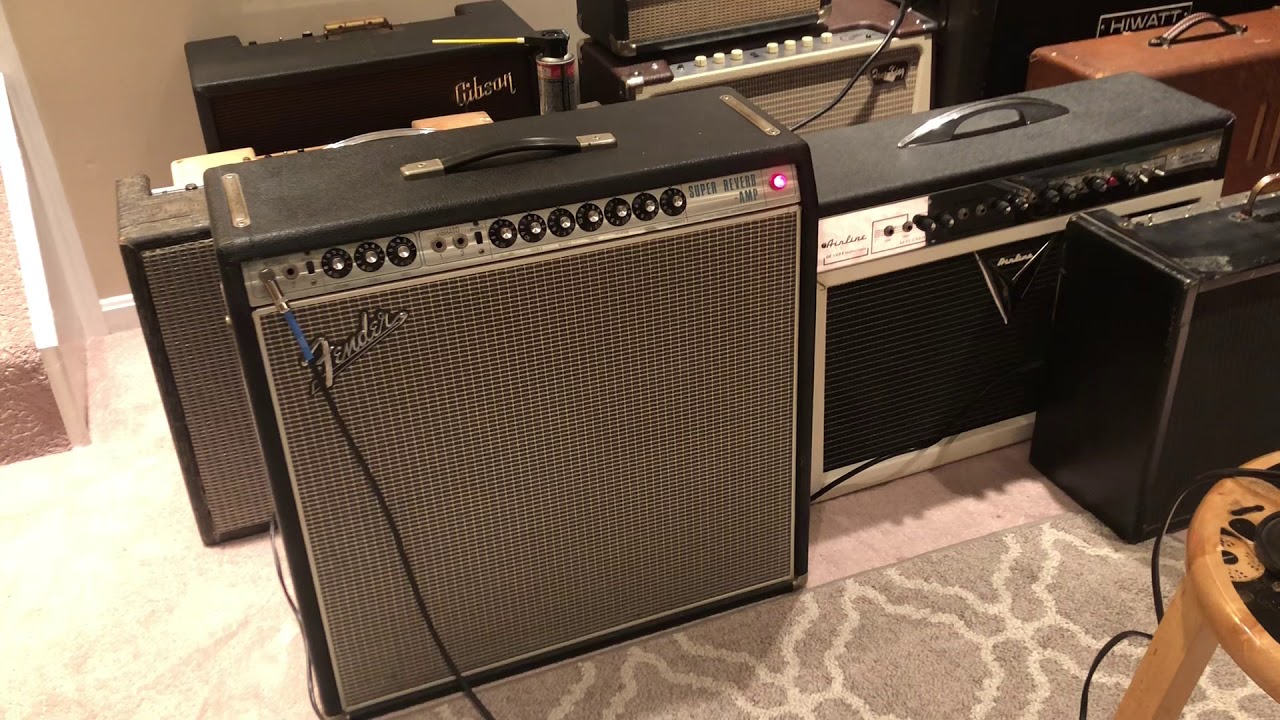 1968 Fender Super Reverb Demo - YouTube