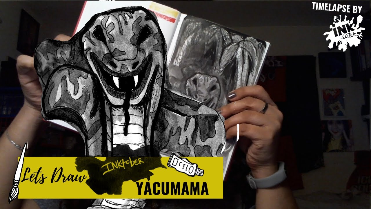 Drawing La Yacumama - Exploring Latin X-Files - Latin American Cryptids ...