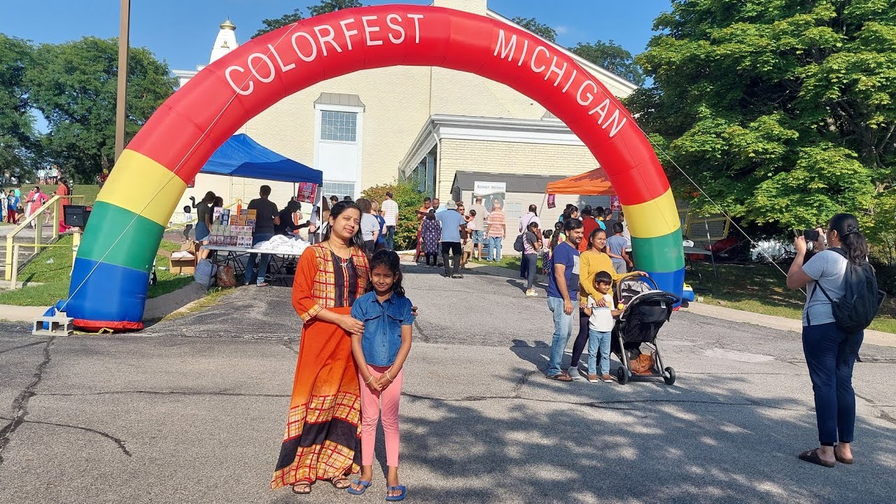 colorfest 2024 💚 ️💜🩷@Isckon temple🇺🇸 - YouTube