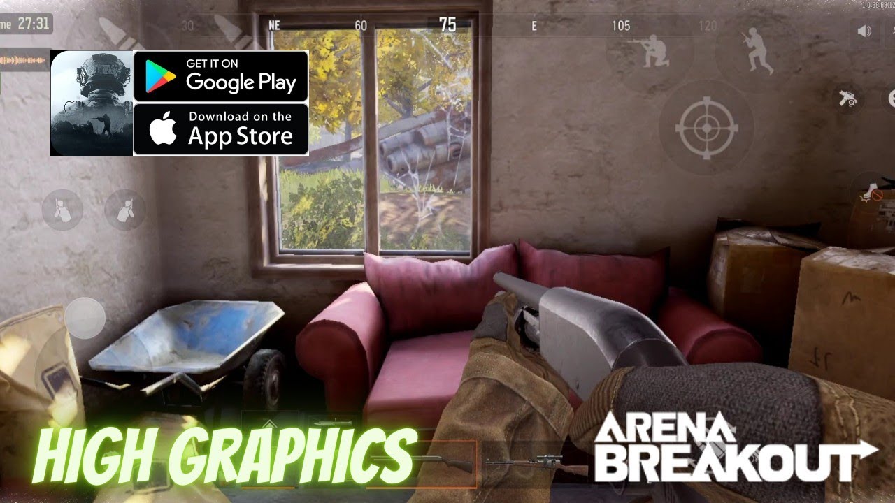Arena Breakout gameplay| high graphics | insane graphics in Snapdragon ...