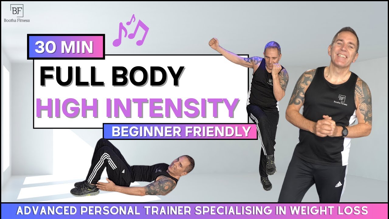 🤓 30 min Full Body FUN Cardio Home Workout | ALL LEVELS of Fitness For ...
