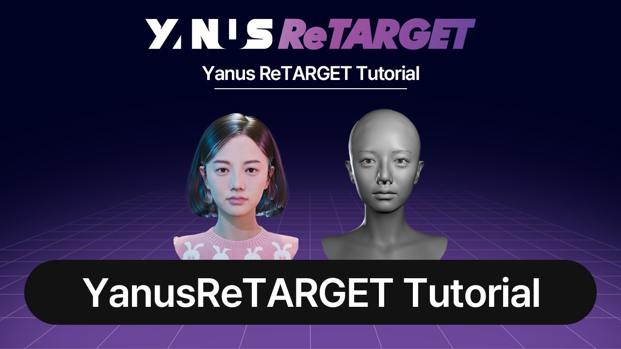 01. Facial motion capture software YanusSTUDIO ReTARGET tutorial - YouTube