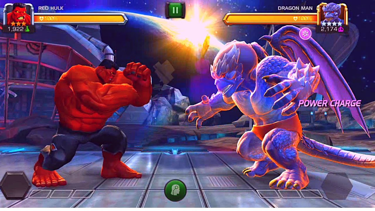 Red Hulk vs Dragon Man! - YouTube