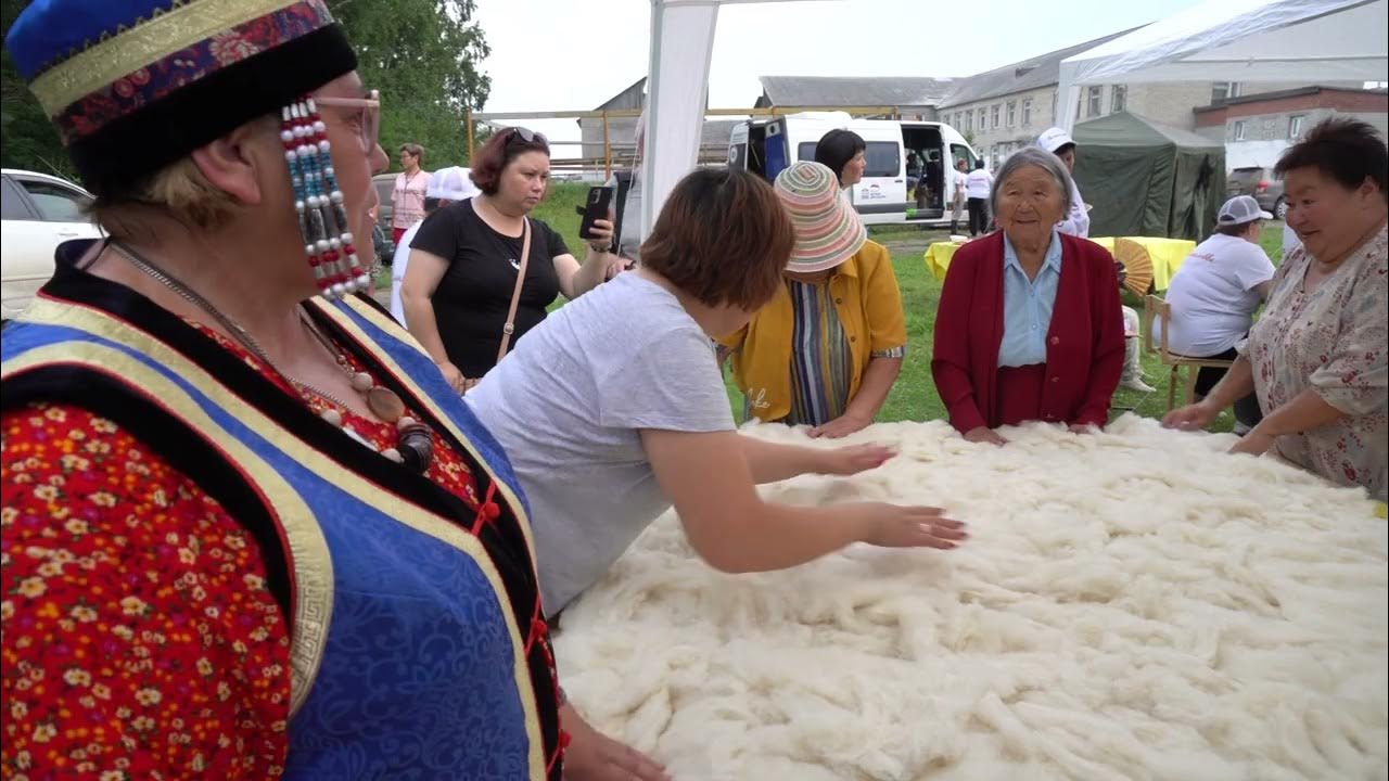 Мастер-класс "Пошив одеяла из овечьей шерсти" - YouTube
