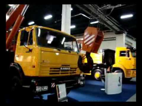 KAMAZ ((КАМАЗ)+ crane DAK 32 ROTA TARGI KIELCE