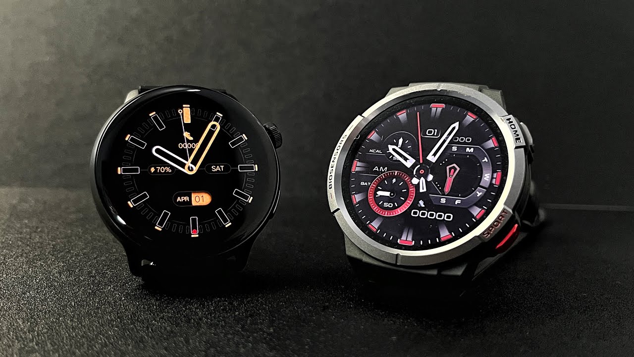 COMPARE DUA SMARTWATCH 1 JUTAAN - AMOLED GPS COMPASS or BLUETOOTH CALL ...