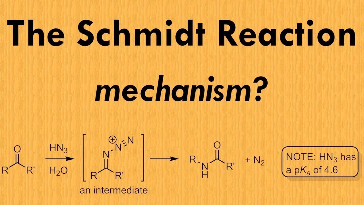 Schmidt Reaction - Schmidt rearrangement mechanism - YouTube