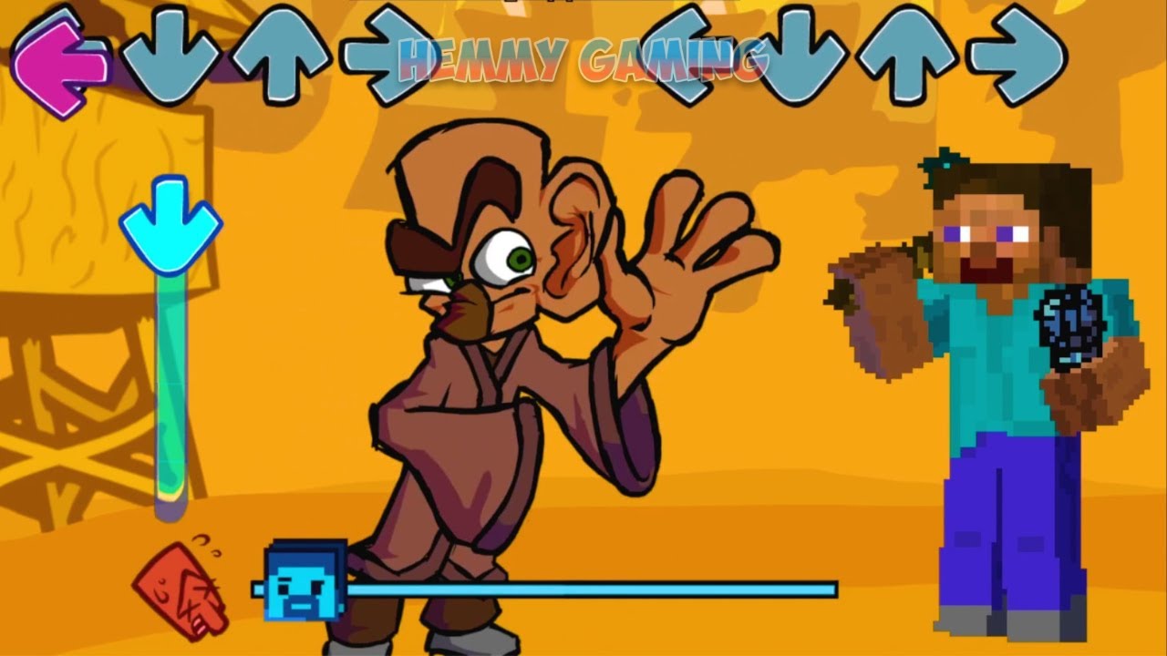 FNF Minecraft Steve and Alex vs Villager Sings Ugh | Tankman Villager ...