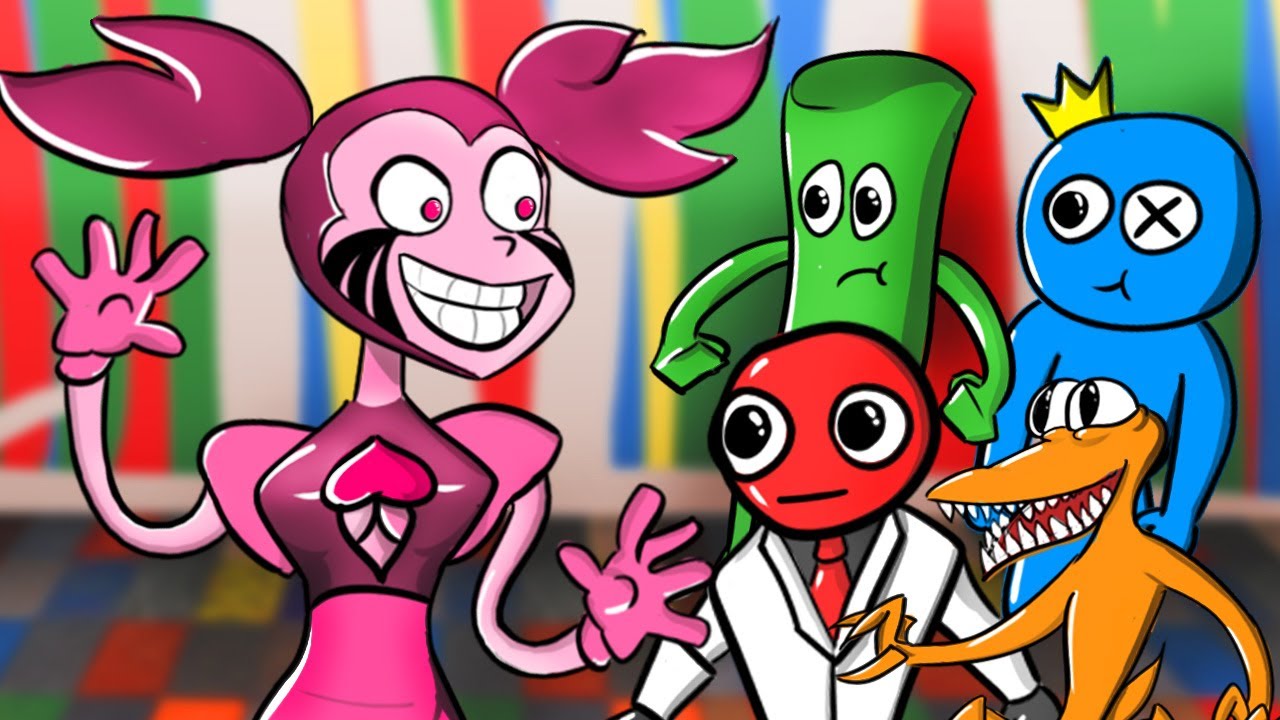 Spinel VS Rainbow friends - animated battle FNF - YouTube