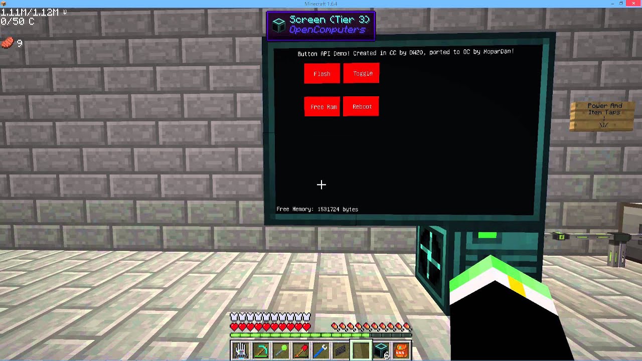DW20 Button API ported to OpenComputers! - YouTube