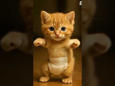 Si Oyen joget, cinta merah jambu #viral #ai #cutecat #cute #baby #jogetseru
