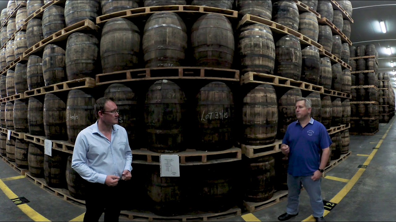 360 Video of James Sedgwick Whisky Distillery, Maturation II - YouTube
