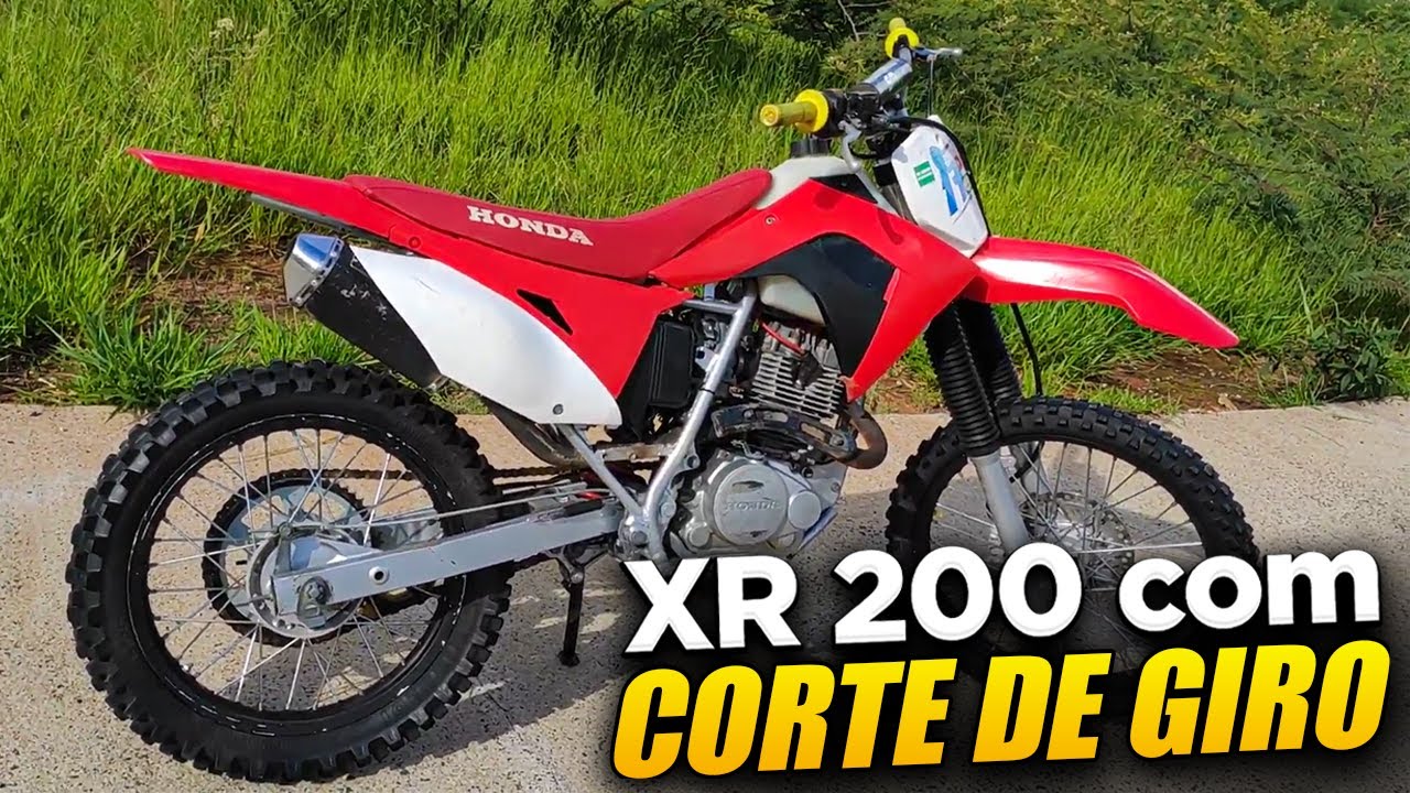 XR 200 CORTANDO DE GIRO COM CDI DE CRF 230😍 - YouTube