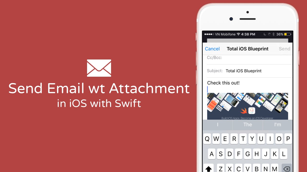 Send Email With Attachment In Ios With Swift Code Hangout 25 Youtube