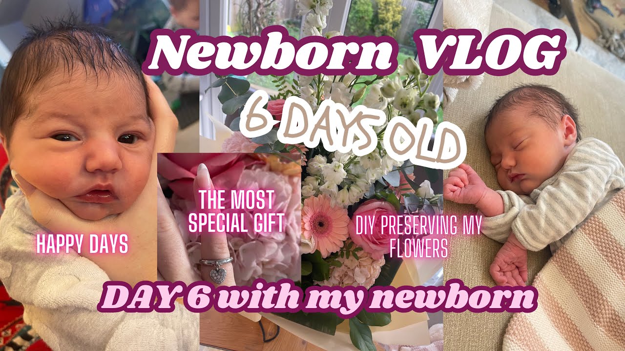 NEWBORN VLOG🤎🫶🏼 Day 6 with my baby girl!💕 - YouTube