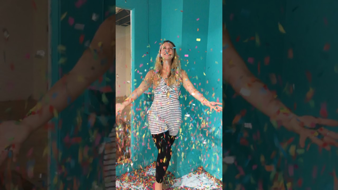 Color Factory Confetti Explosion - YouTube