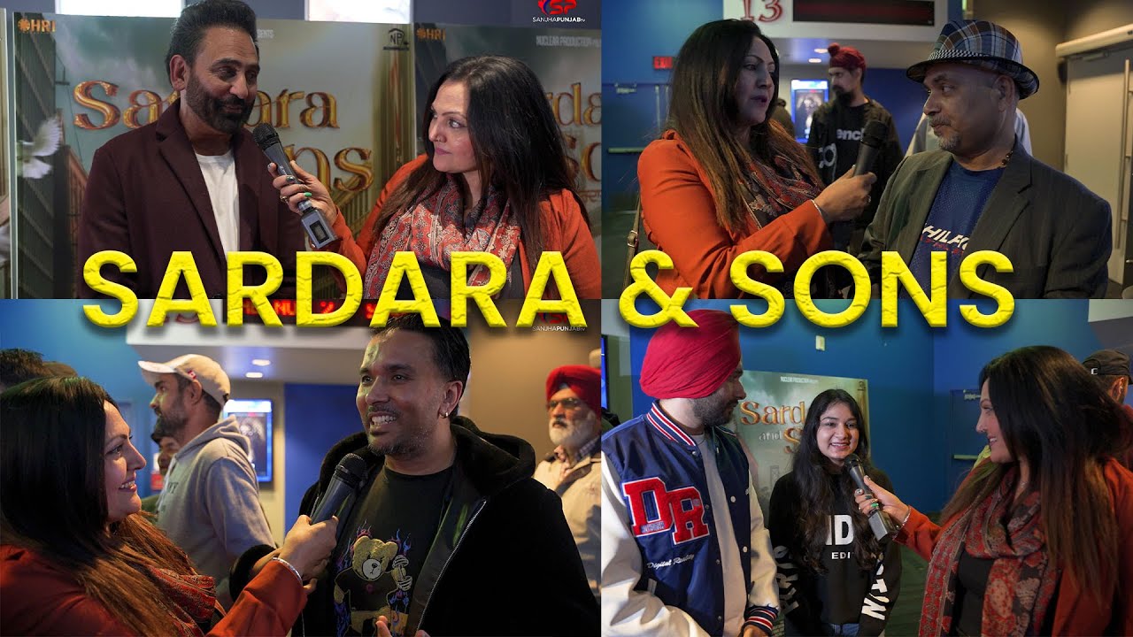 Sardara and sons premiere Movie reviews in Toronto. - YouTube