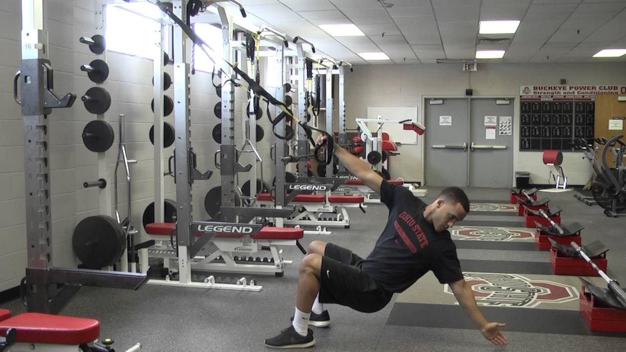 TRX Squat with Rotation - YouTube