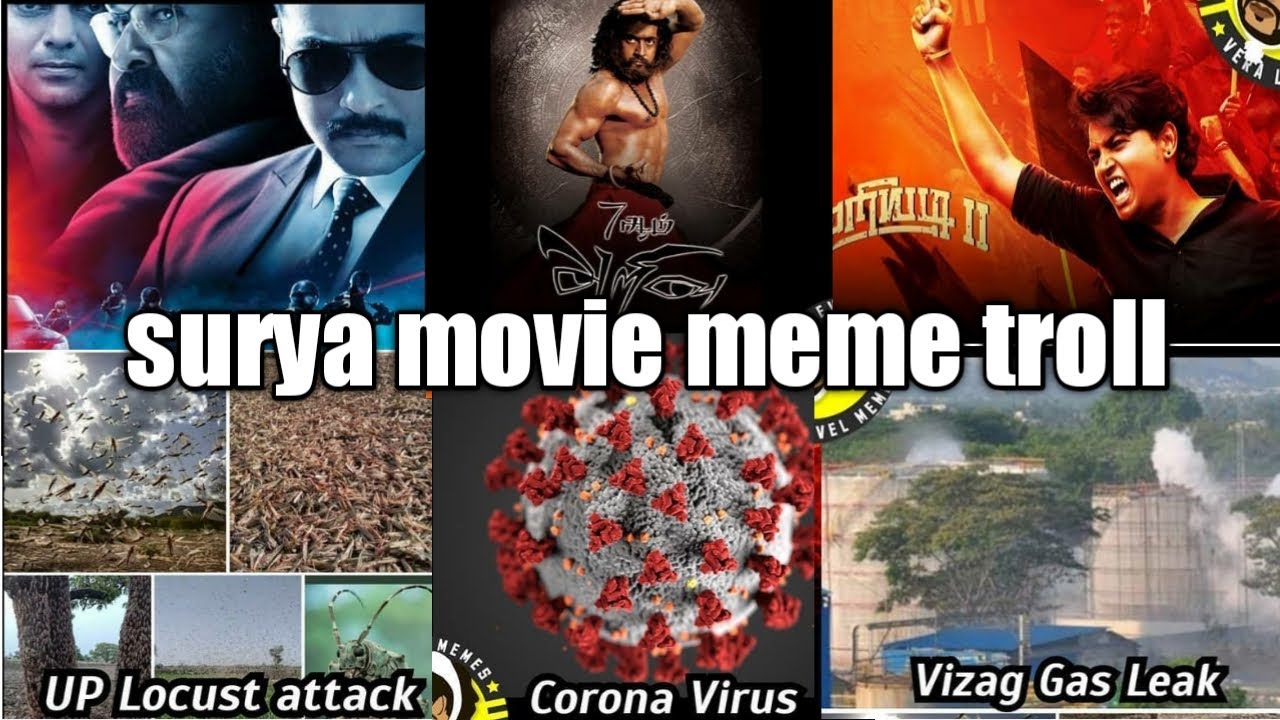 Surya movie meme troll | corona | loctus attack| vizag gas leak |surya ...