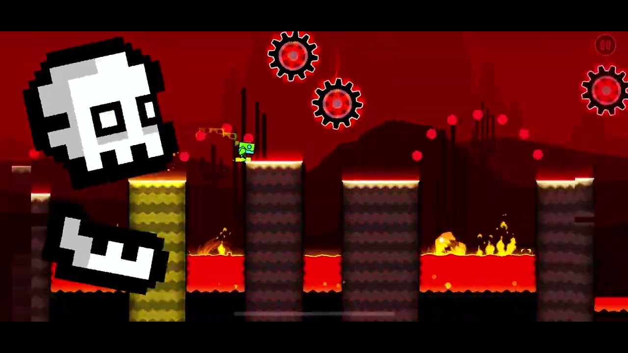 Beating press start Geometry dash subzero - YouTube