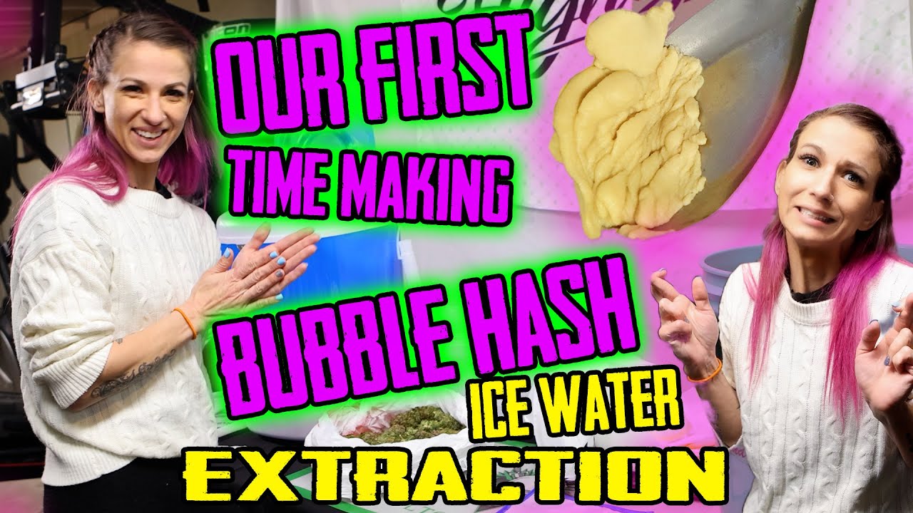 Bubble Hash Ice Water Extraction! Our First Run! - YouTube