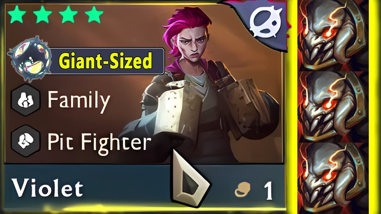 Giant Violet ⭐⭐⭐⭐ 4 Star | 3x Titan Build | TFT SET 13 - YouTube