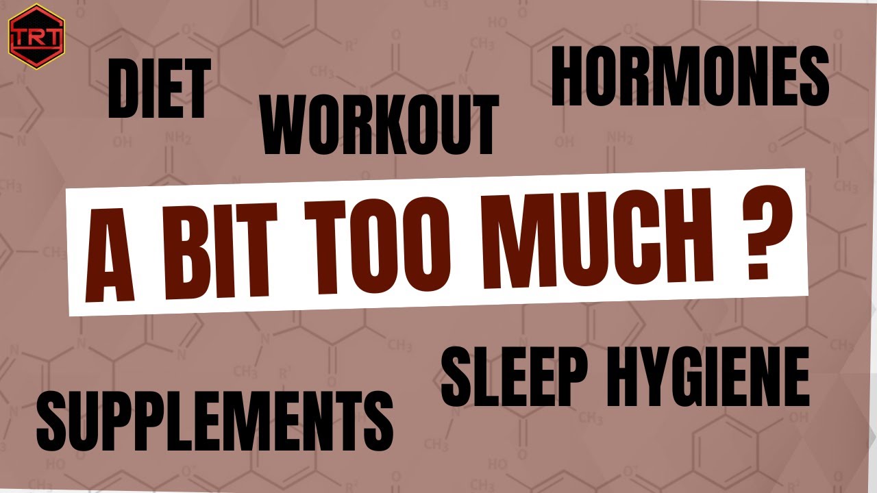 TRT Workout Supplement Diet Sleep - YouTube