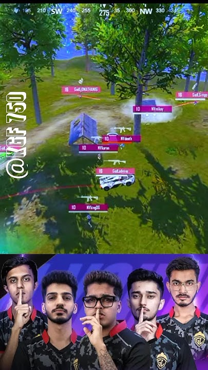 Team Godlike vs NV 4v4 battle win team godlike bgis round 4 #bgis #bgmi #godlike ...