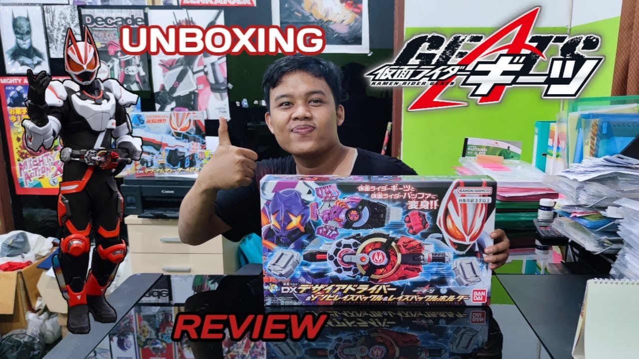 UNBOXING + REVIEW DX DESIRE DRIVER SET KAMEN RIDER GEATS (BAHASA ...