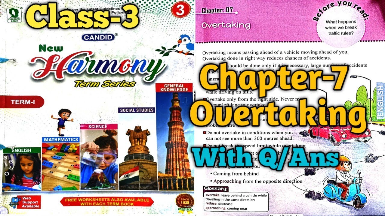 English Harmony Class-3/Chapter-7 Overtaking/ Questions-Answers के साथ ...
