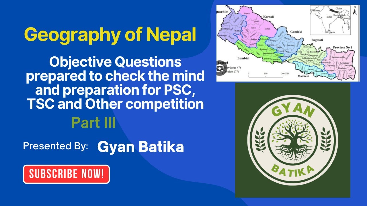 Geography of Nepal, G.k. Nepal ko bhugol, - YouTube