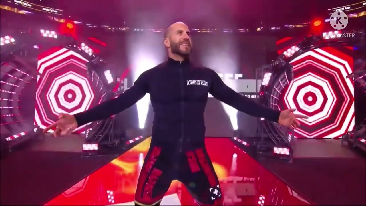 Cesaro makes AEW debut as Claudio Castagnoli. - YouTube