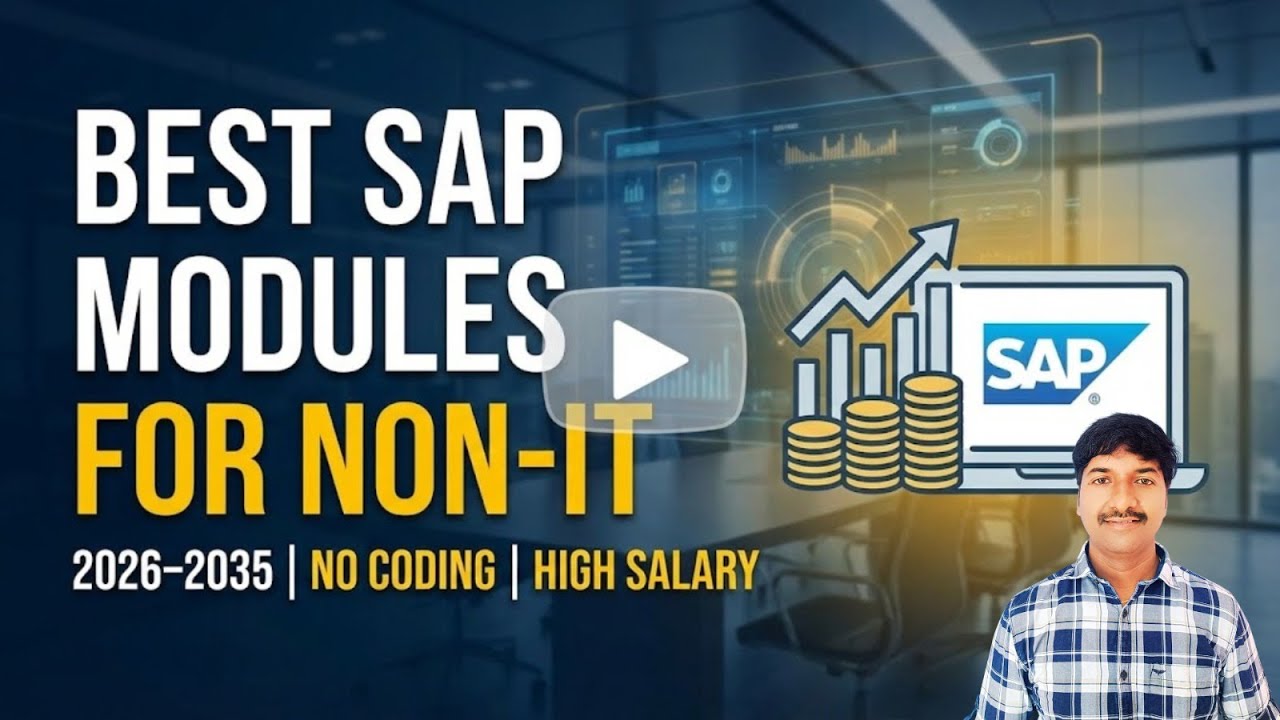 Best Cloud SAP Modules for Non IT candidates with High salary - YouTube