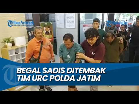 DITEMBUS TIMAH PANAS, Buron Setahun di Pasuruan Begal Sadis Ditembak Tim URC Polda Jatim