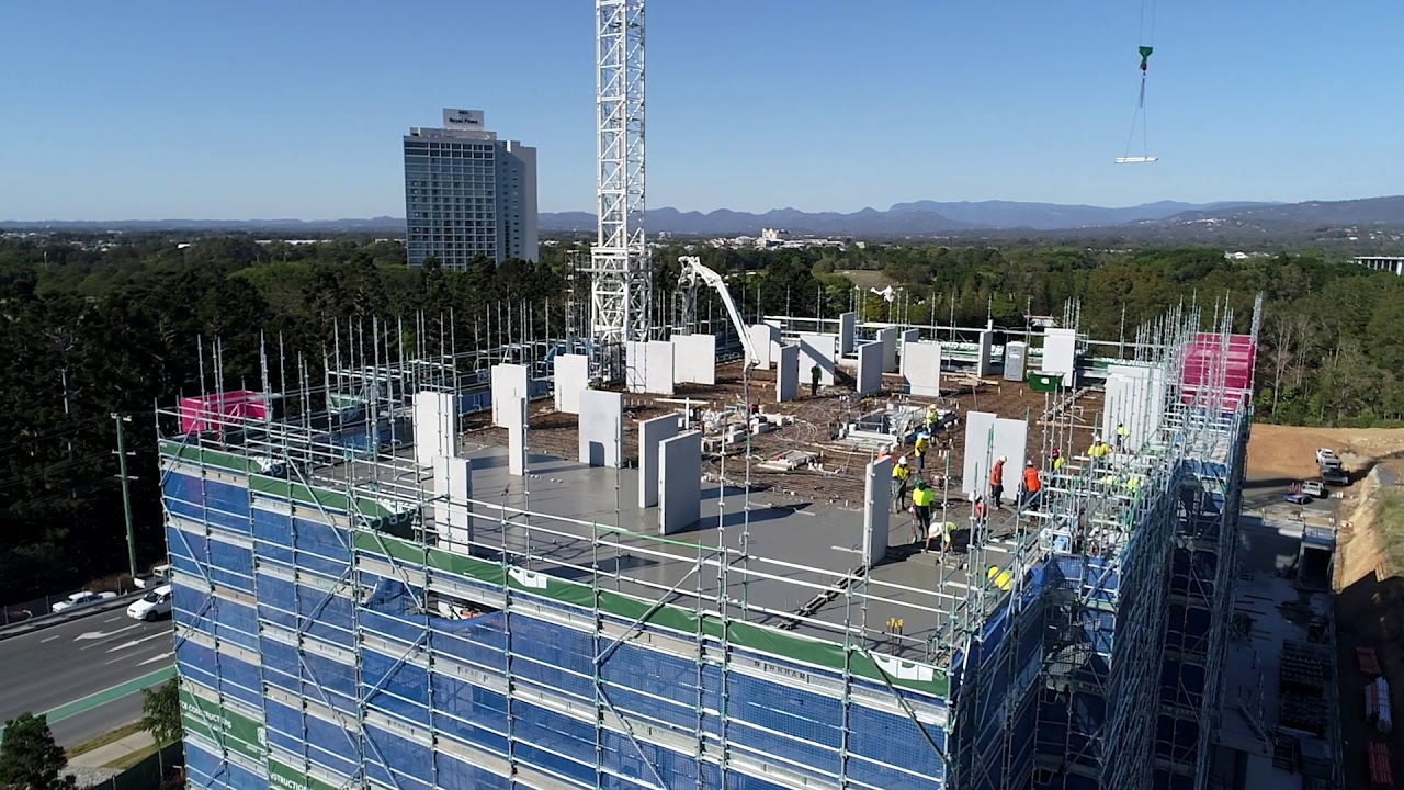 GCB Construction L6 Pour - YouTube