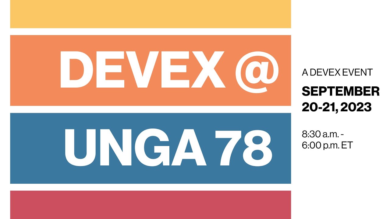 Devex @ UNGA (Day 2) - YouTube