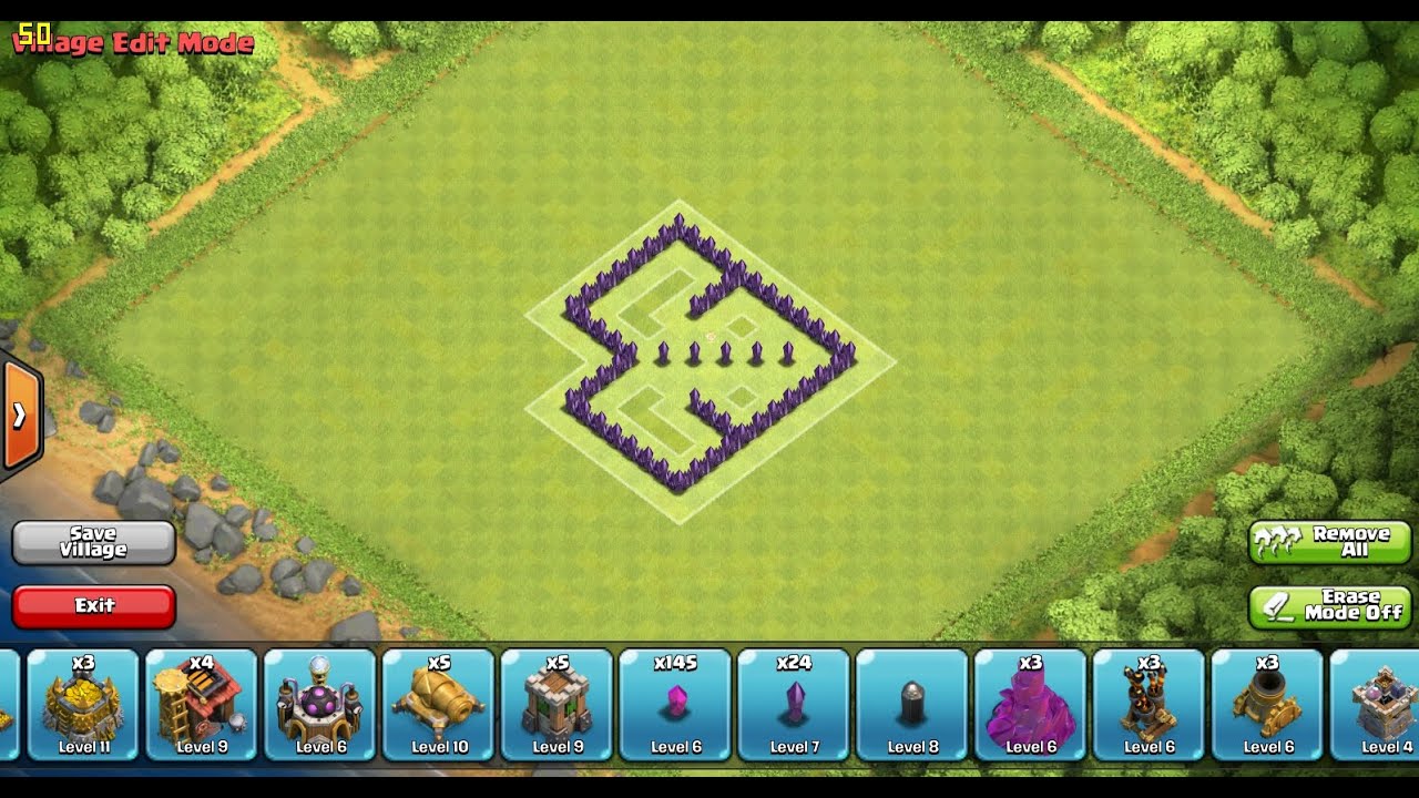 Clash Of Clans - TH3 Farming Base - YouTube
