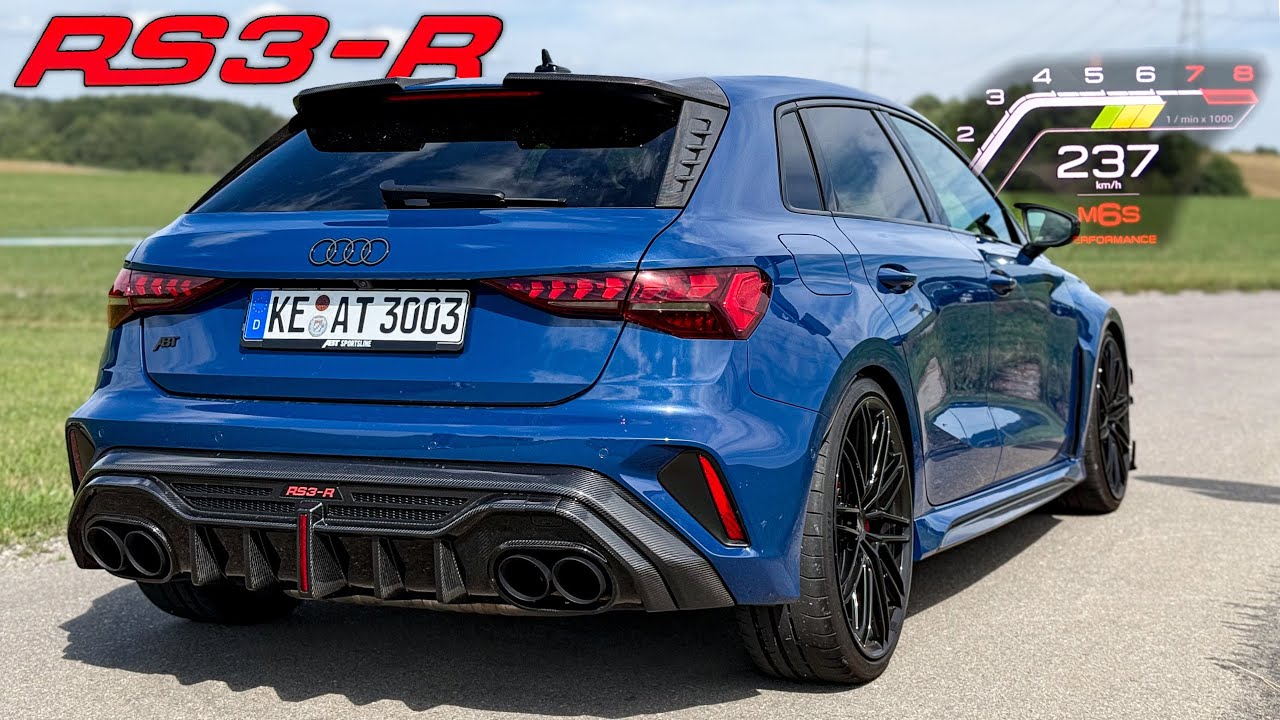 NEW! RS3-R (510hp)🔥| 100-200 km/h accelerations🏁| by Automann in 4K ...